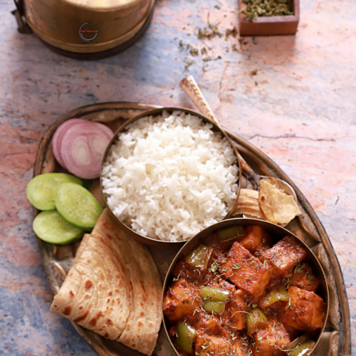 Mango Salsa Canape Chaat - First Timer Cook Snack