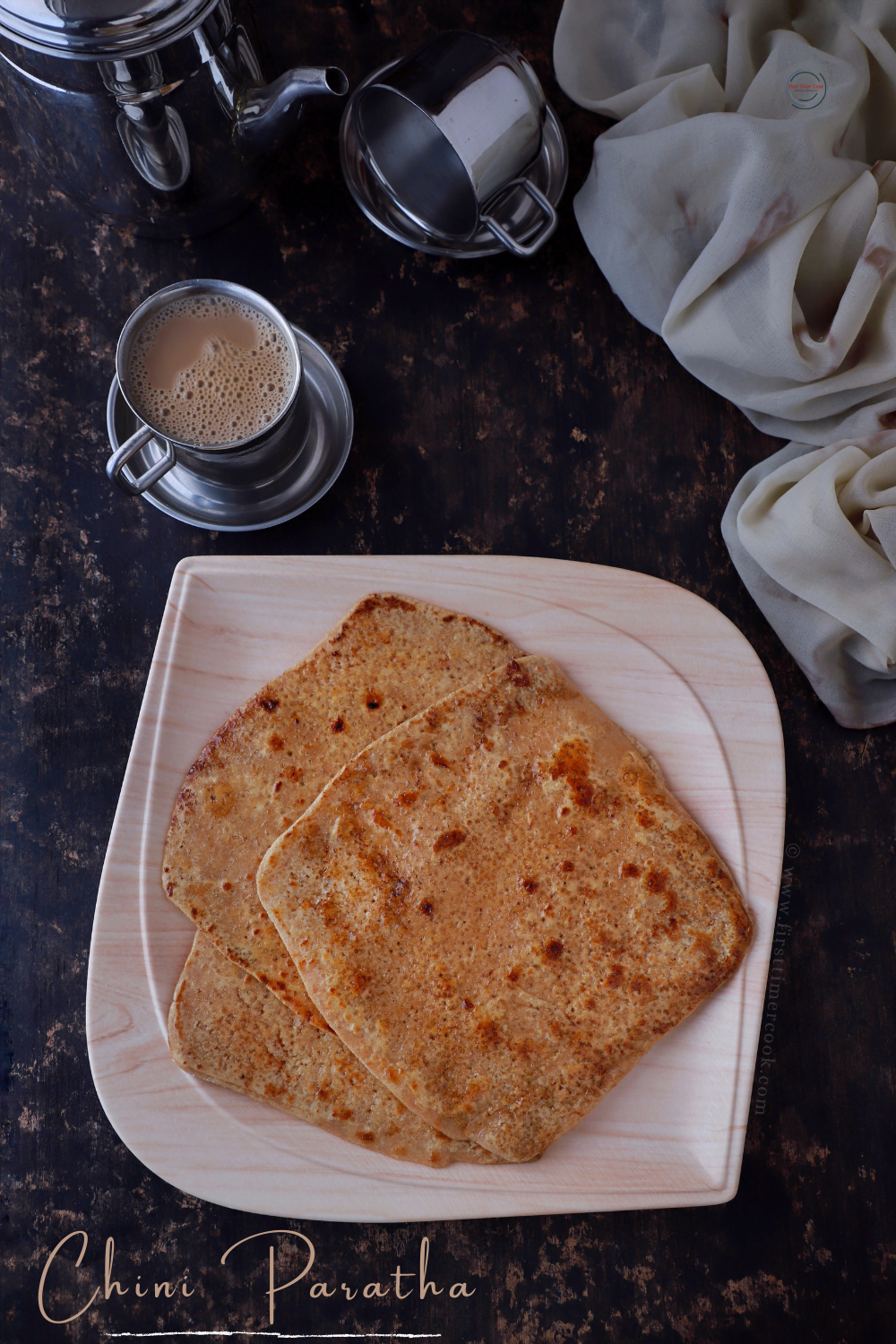 Chini Paratha ( Sweet Indian Wheat Flatbread) - First Timer Cook