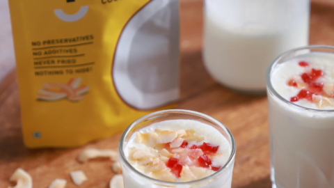 Coconut Lassi using Tender Coconut Pulp - First Timer Cook