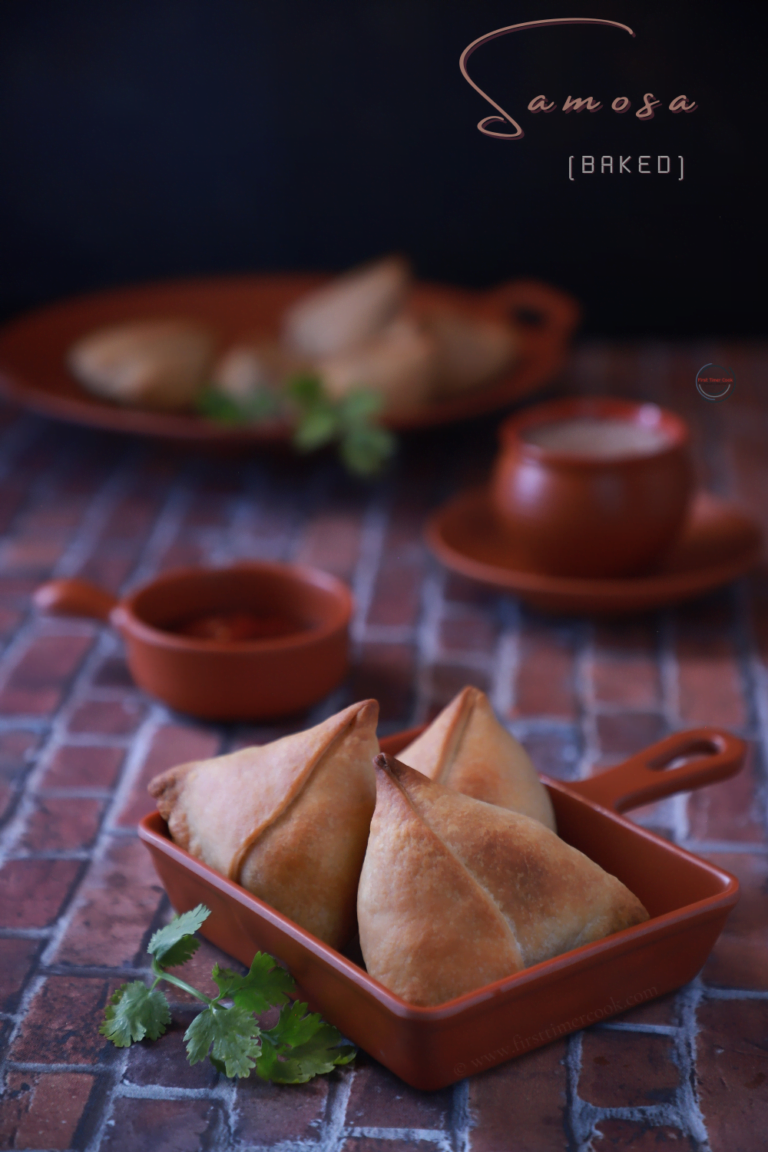 Baked Samosa in OVEN (a healthy twist) by First Timer Cook