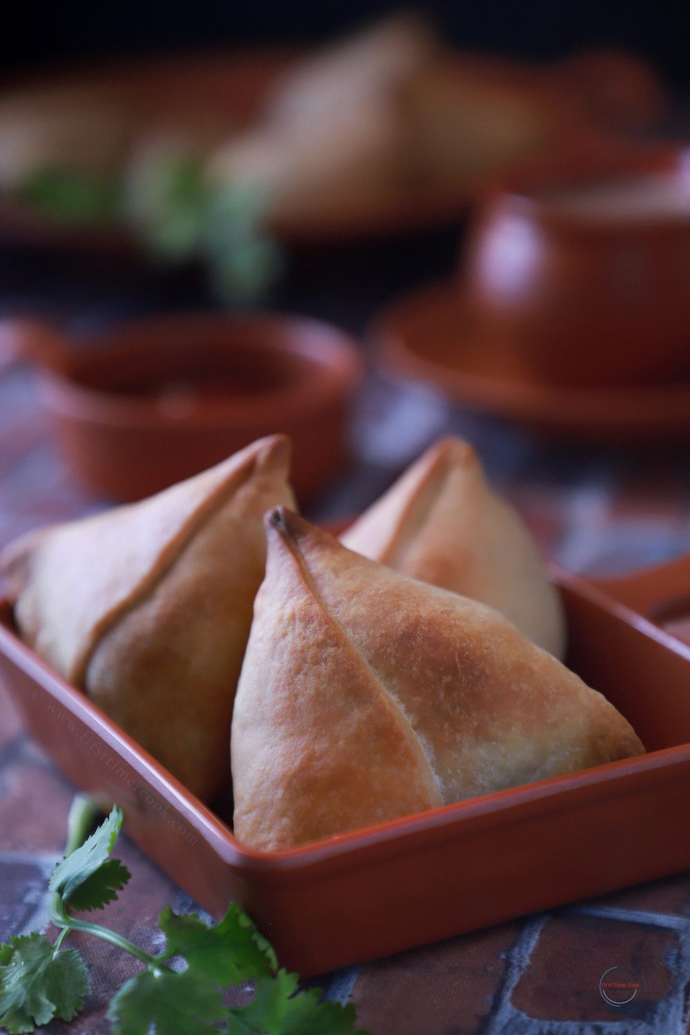 Baked Samosa in OVEN (a healthy twist) by First Timer Cook