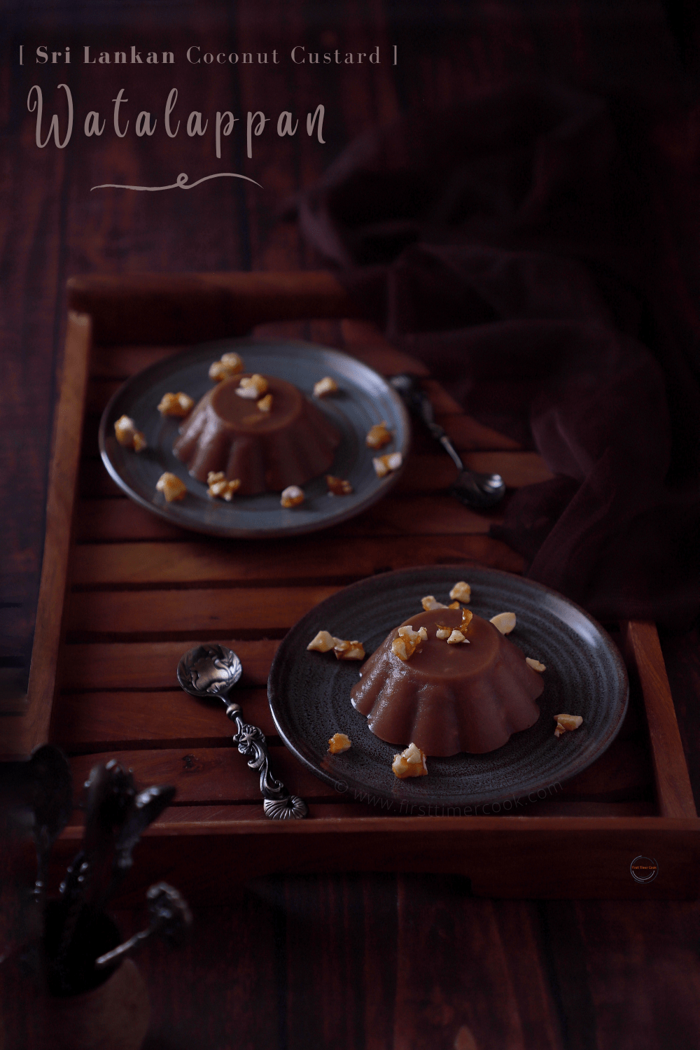 Eggless Watalappan (Sri Lankan Coconut Custard) - First Timer Cook