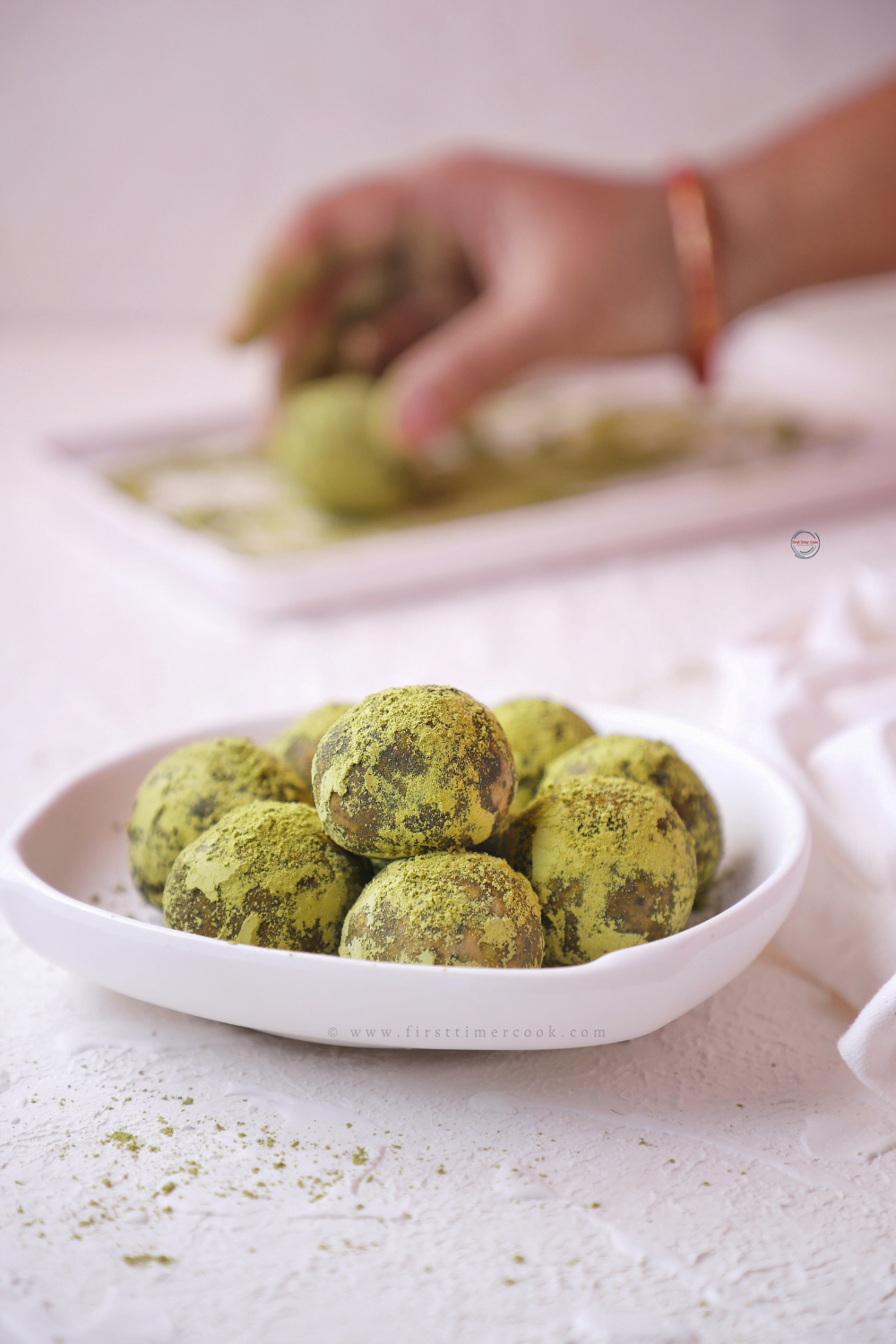 Matcha Energy Balls - First Timer Cook