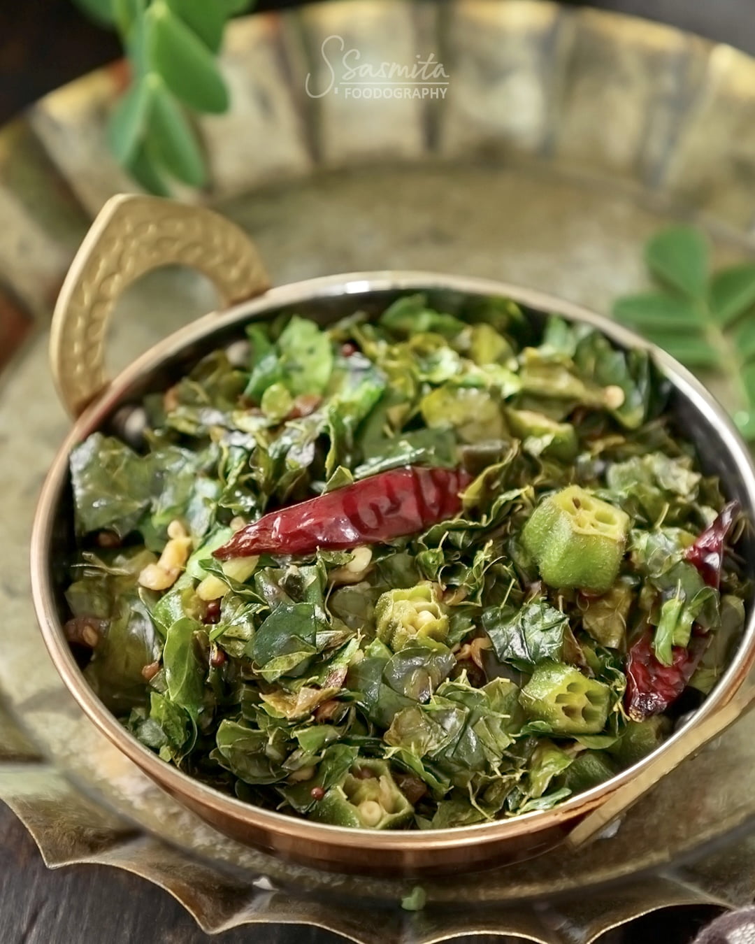 Sajana Saga Bhaja (Drumstick Leaves Fry) - First Timer Cook